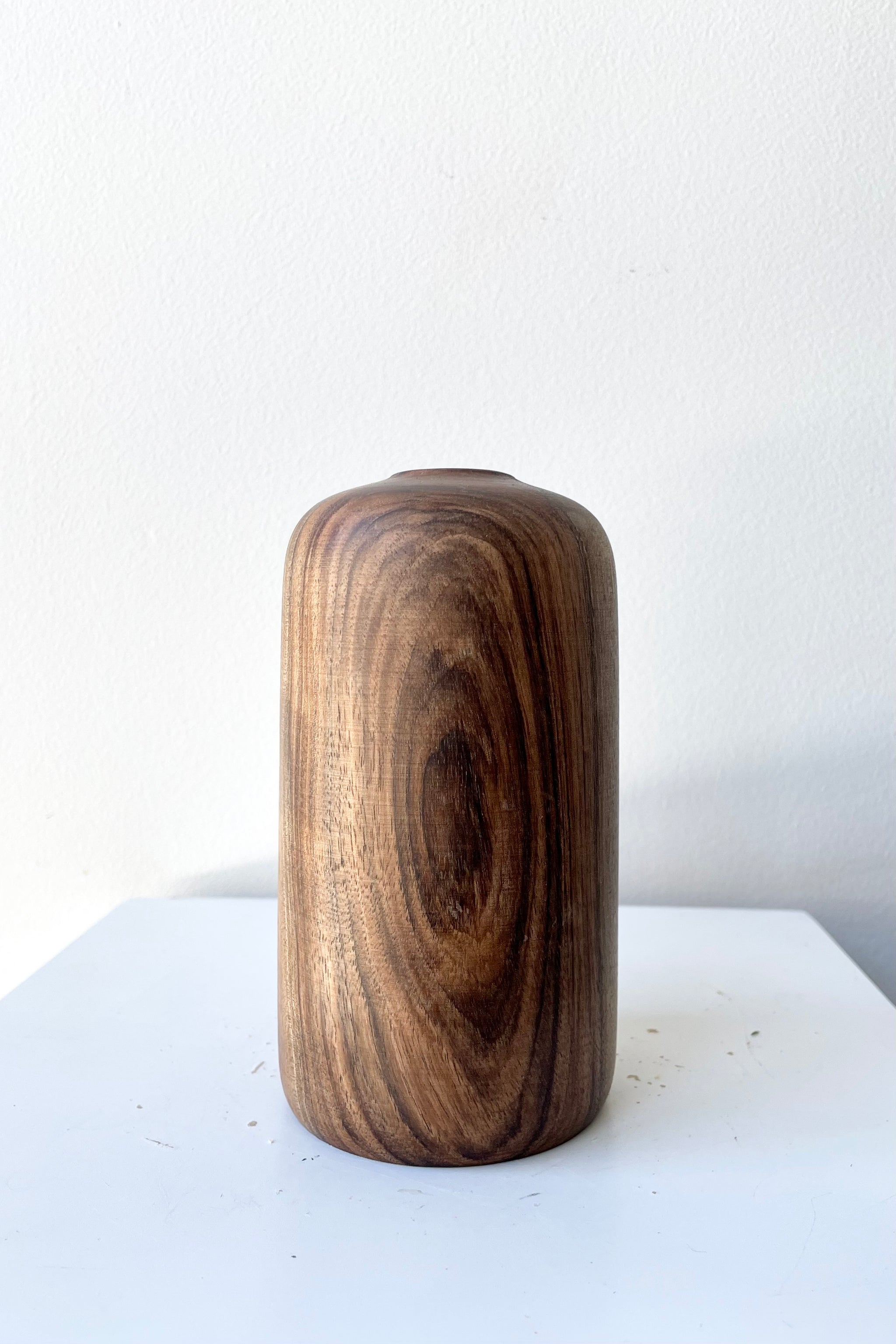 Patti Wood Vase Walnut Large at SPROUT HOME