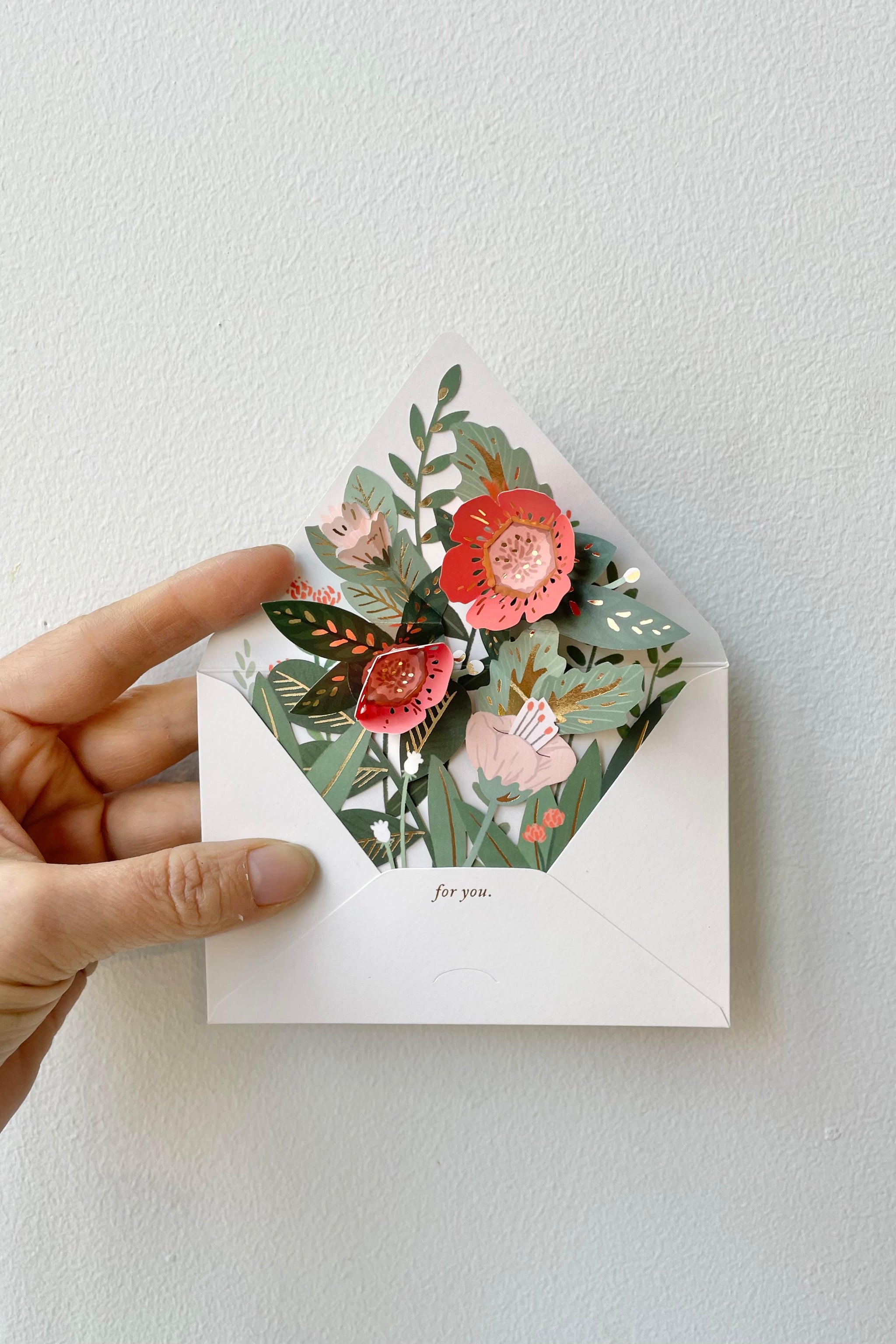 Floral Pop-up Envelope at SPROUT HOME